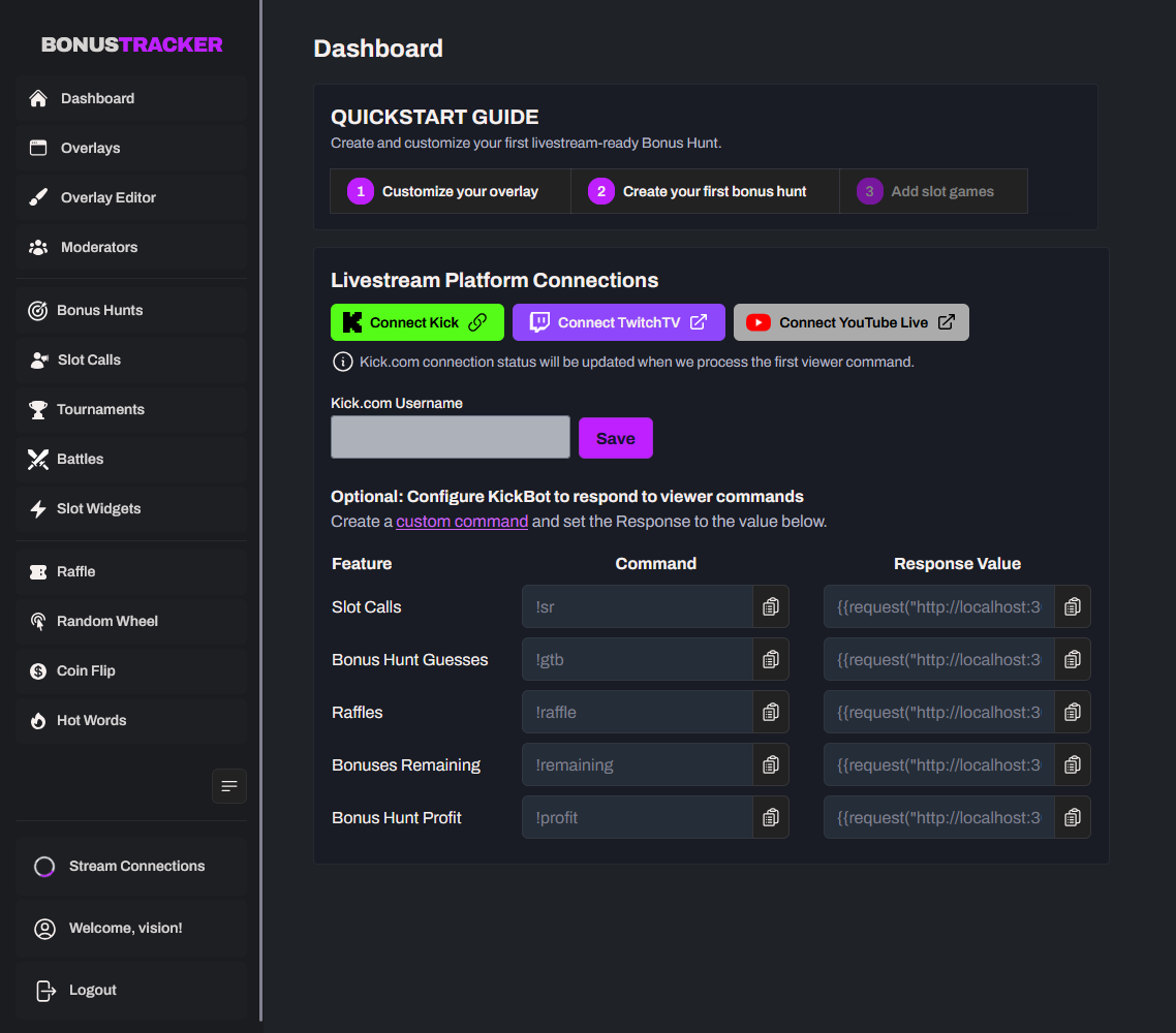 Bonustracker - The Ultimate Toolkit for Gambling Streamers